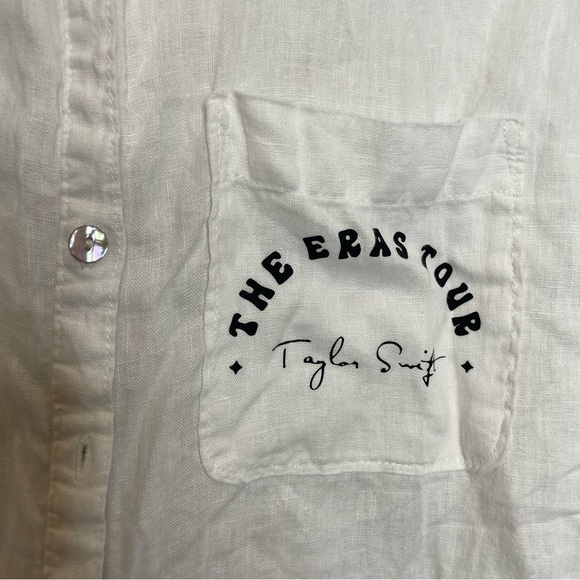 Taylor Swift | Tops | Taylor Swift The Eras Tour Customized 0 Linen ...